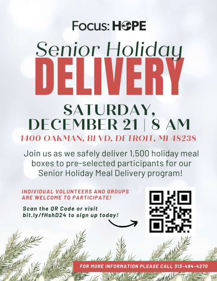 Senior Holiday Delivery | Focus: HOPE