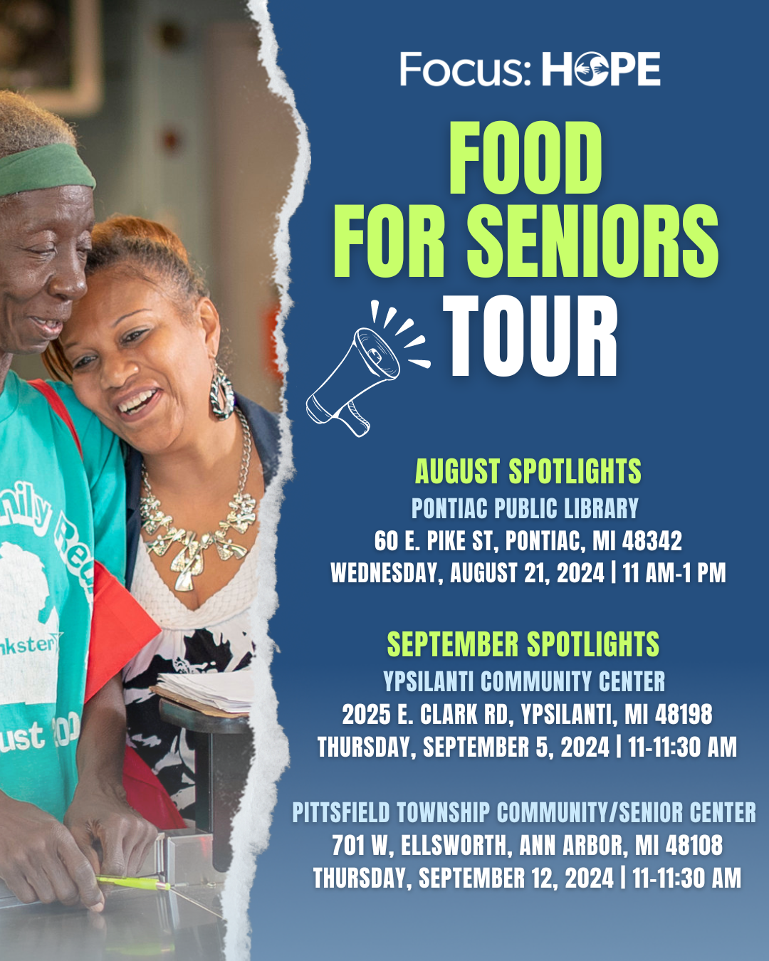 Food for Seniors Tour | Focus: HOPE